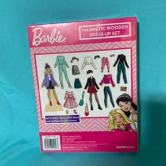 Barbie | Toys | Barbie Magnetic Wooden Dressup Set | Poshmark